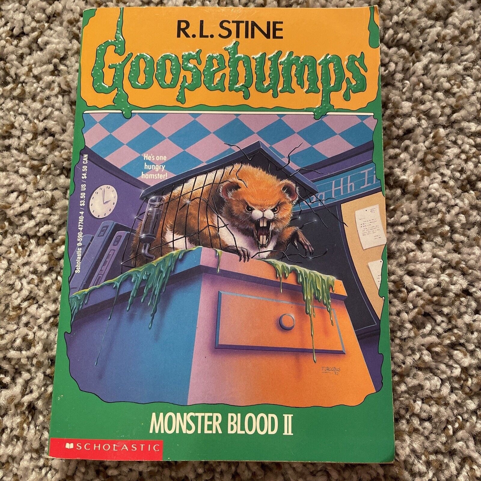 Goosebumps 18 Monster Blood 2 R. L. Stine 1st Scholastic Printing 1994 ...