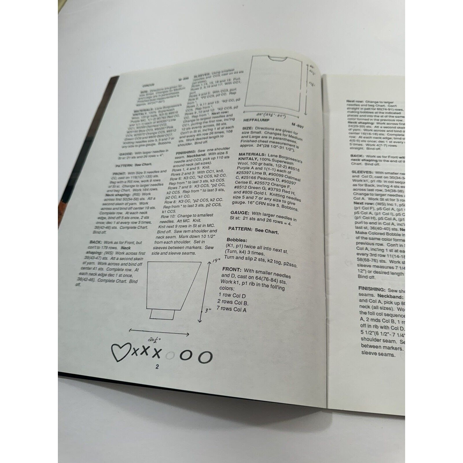 Lane Borgosesia Vintage Mommy and Me 4 Ever Matching Knitting Pattern ...