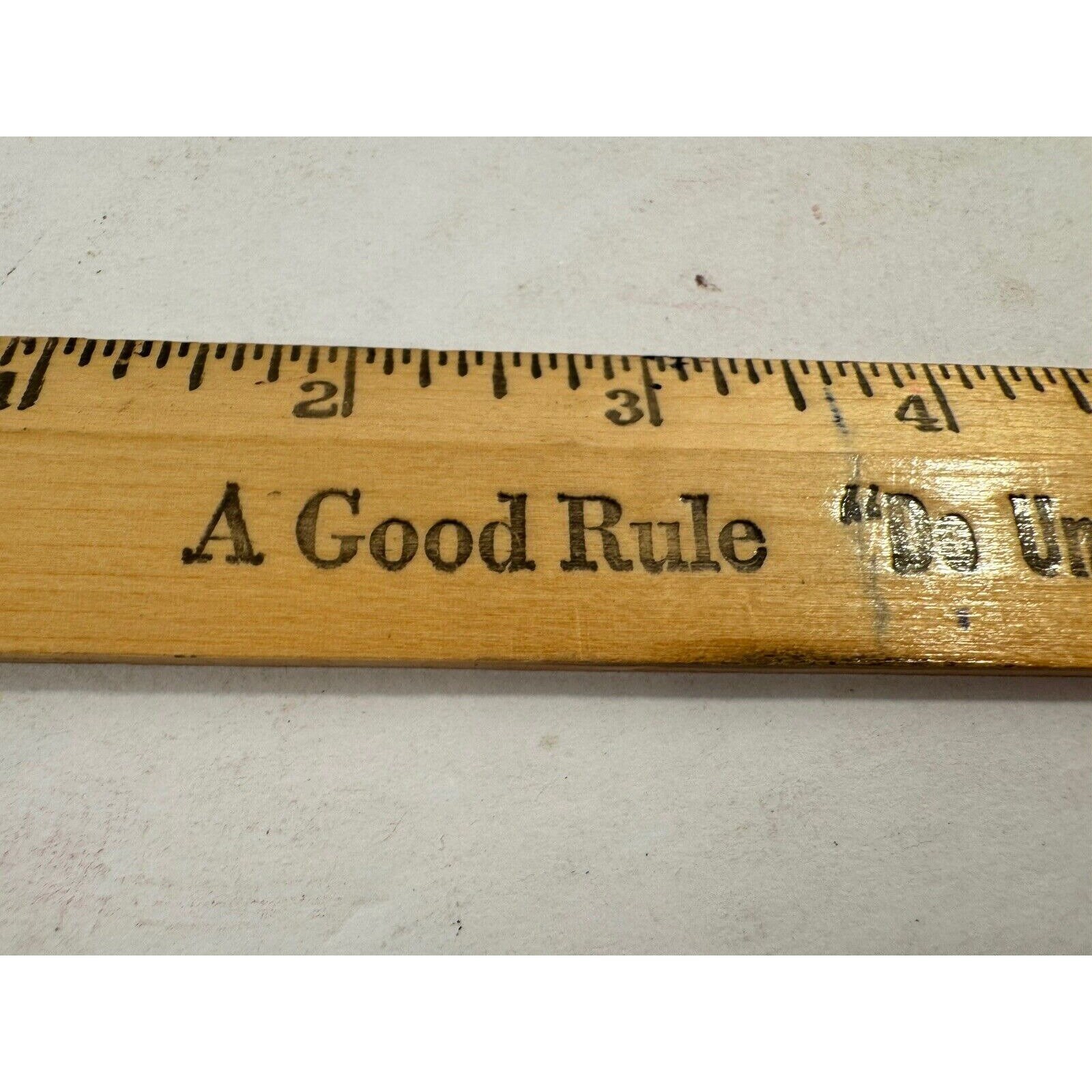 Vintage Skinny Coca Cola Bottling Company Wooden Ruler Golden Rule Do ...