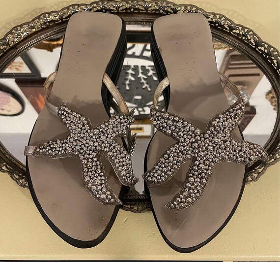 Gold Starfish Sandals
