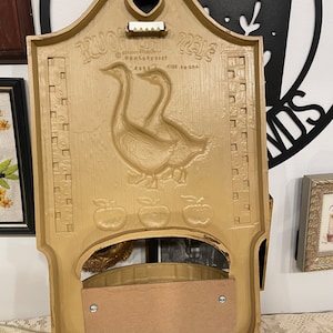 Vintage Home Interiors Burwood Goose Ducks Blue White Pocket Retro ...