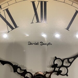 DANIEL Dakota Quartz Regulator Westminster Chime Wall CLOCK 24 X 14 X 4 ...