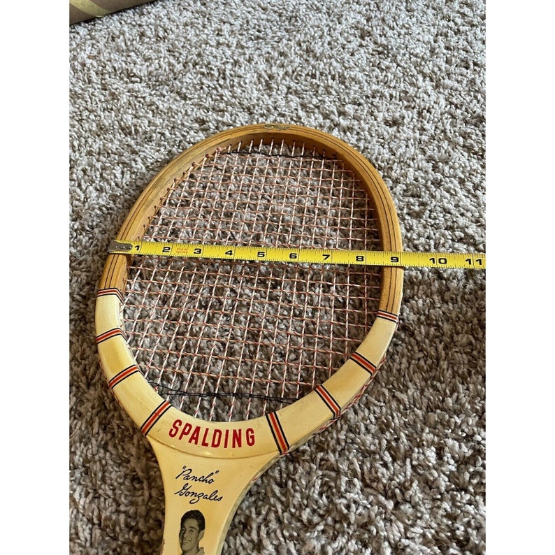 Vtg Tennis Pancho Gonzales Wooden Tennis Racquet All Original - Etsy