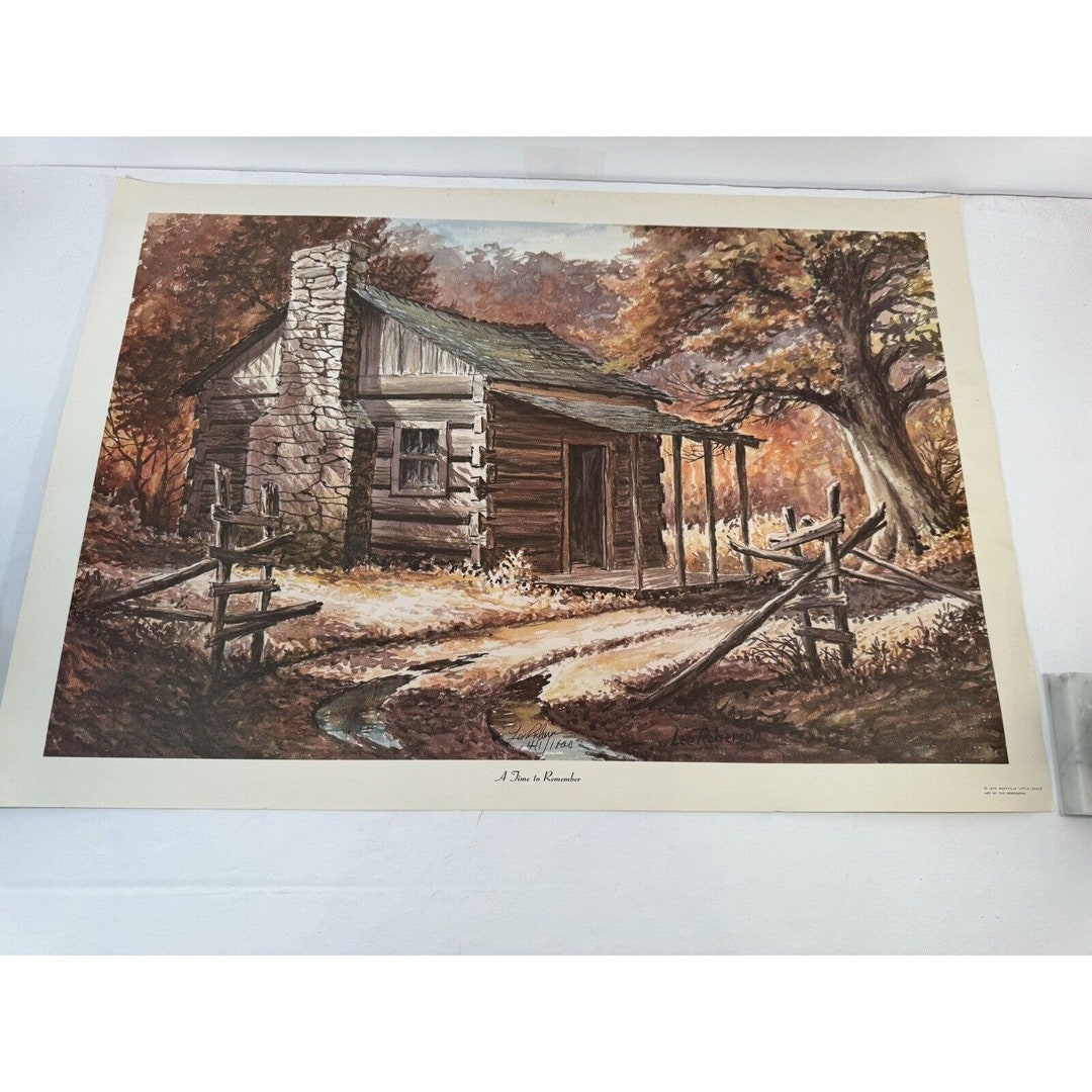 A Time to Remember by Lee Roberson Artist of the Smokies Signed ...