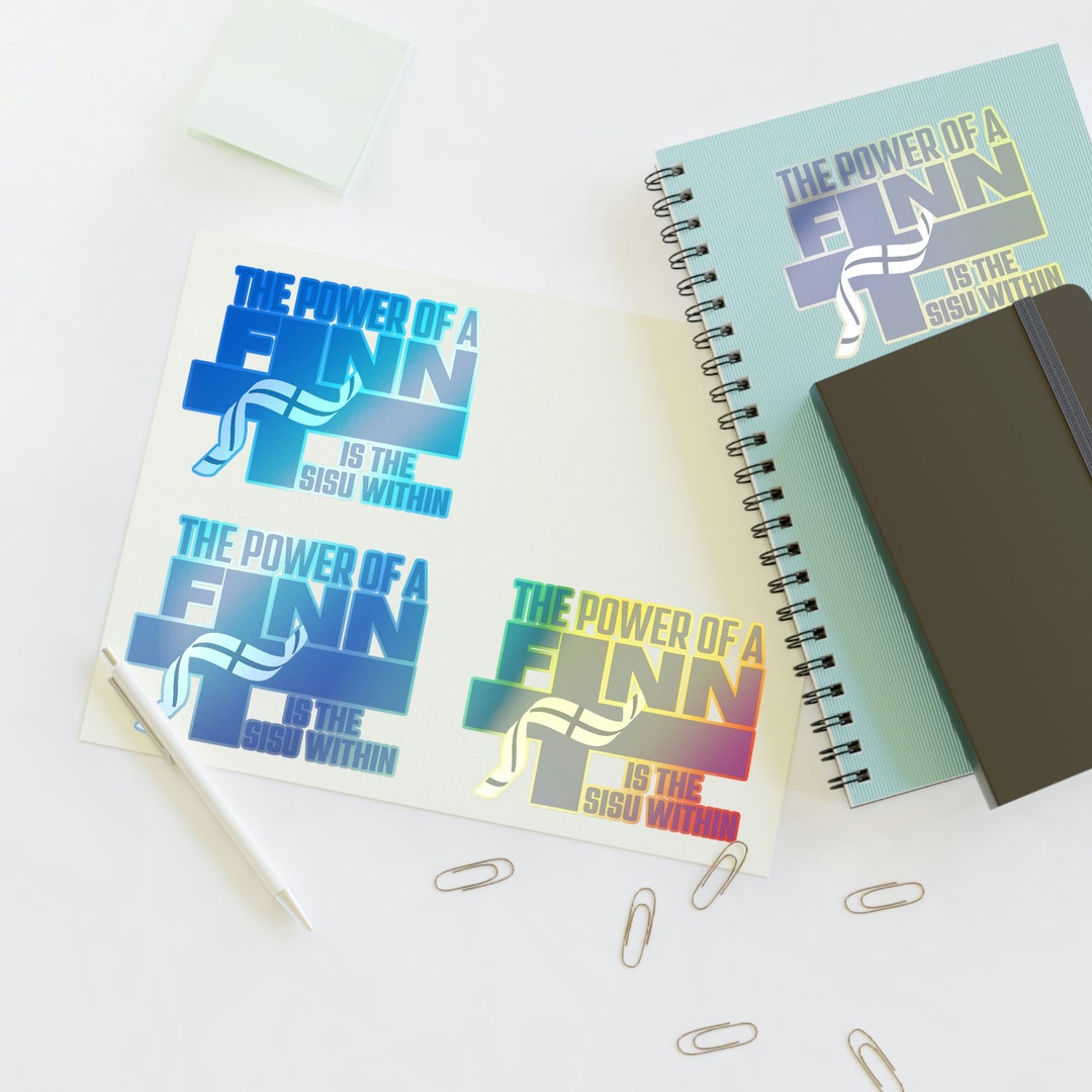 Finnish SISU the Power of a FINN is the SISU Within Sticker Sheets - Etsy
