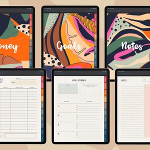 UNDATED DIGITAL PLANNER 10 Sections Multi Layout/color Page Options ...