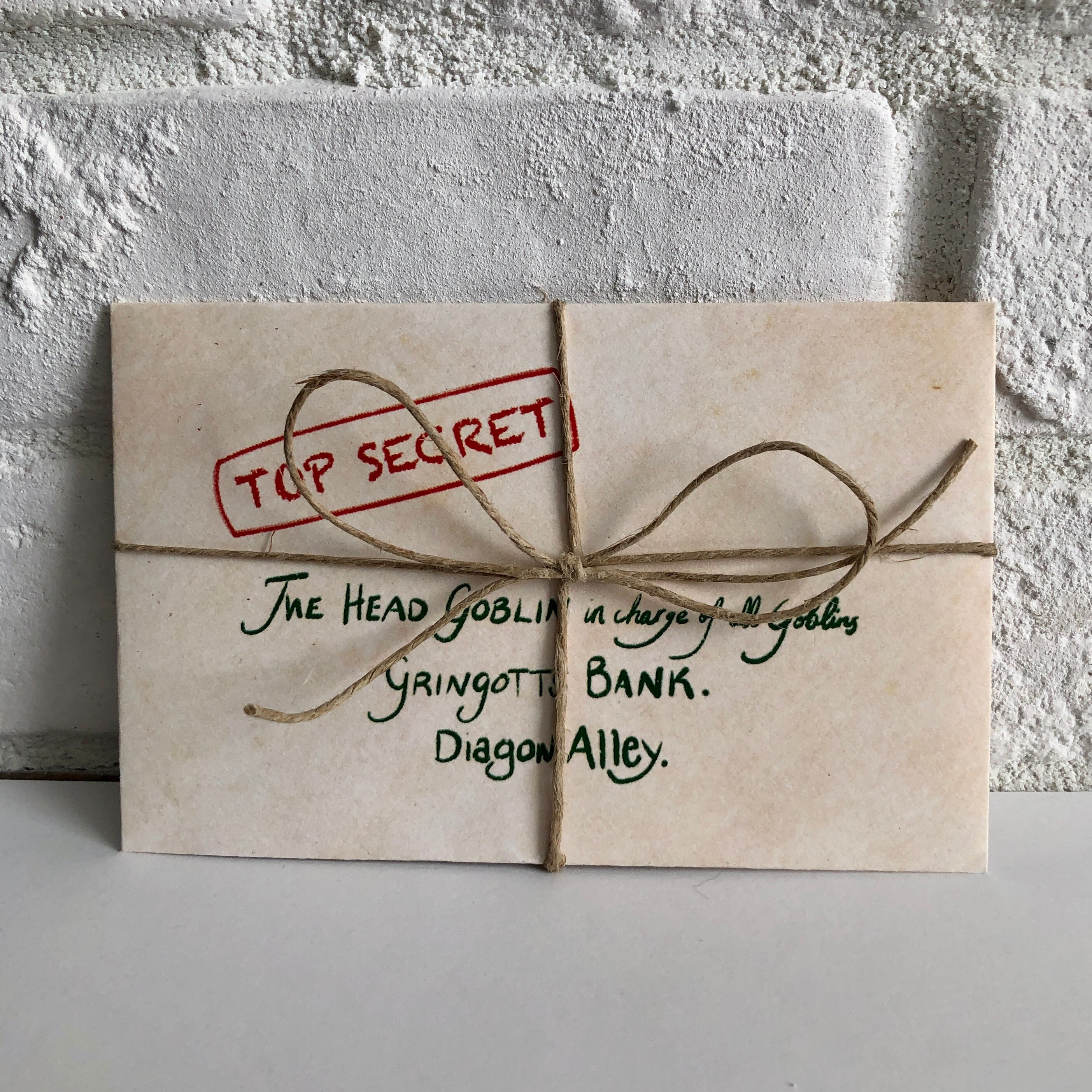 Letter to the Goblins of Gringotts - Etsy