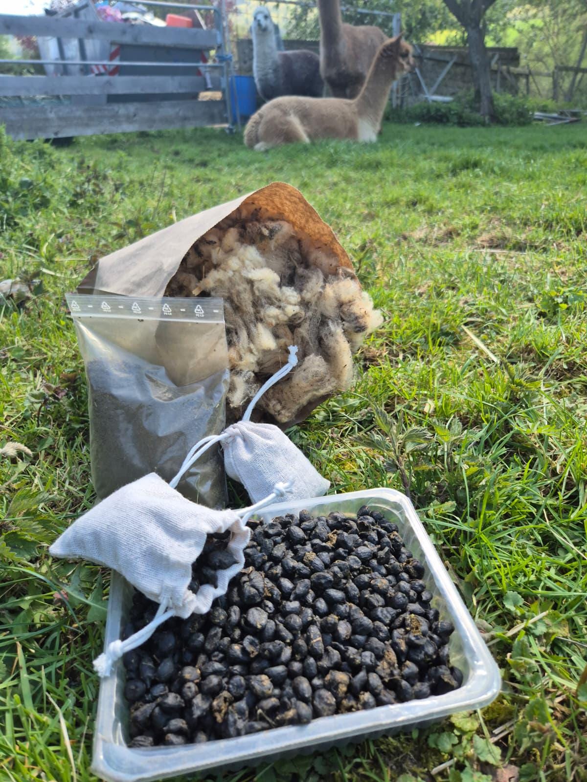 100g - Organic - Ground Alpaca Manure - Alpaca Beans - Power Fertilizer ...