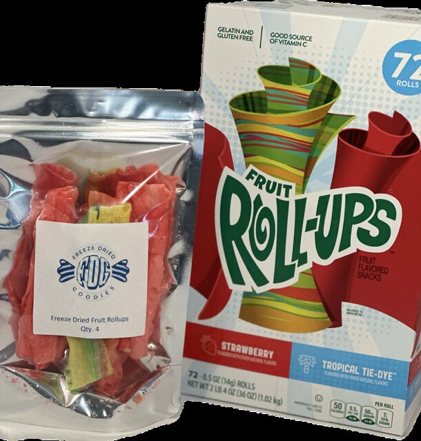 Freeze Dried Fruit Roll Ups Oz Bag, Fruit Roll Ups In Each, 44% OFF
