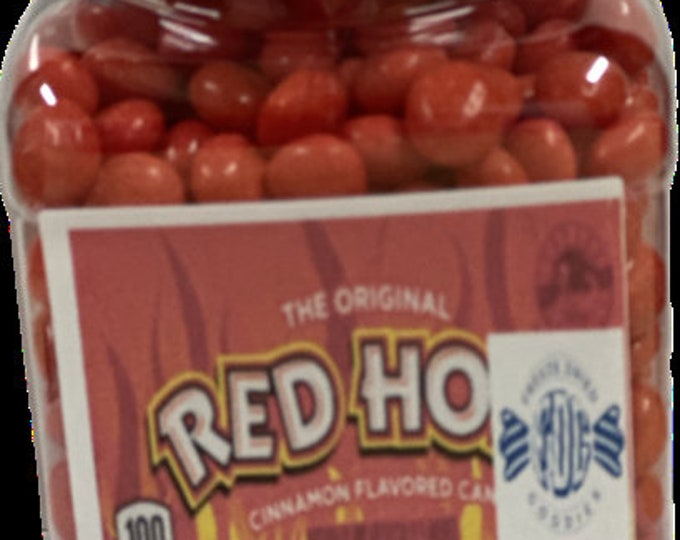 Freeze Dried Red Hots Includes Plastic Jar and Lid - Etsy