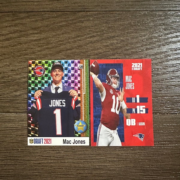Mac Jones Rookie Card - Etsy