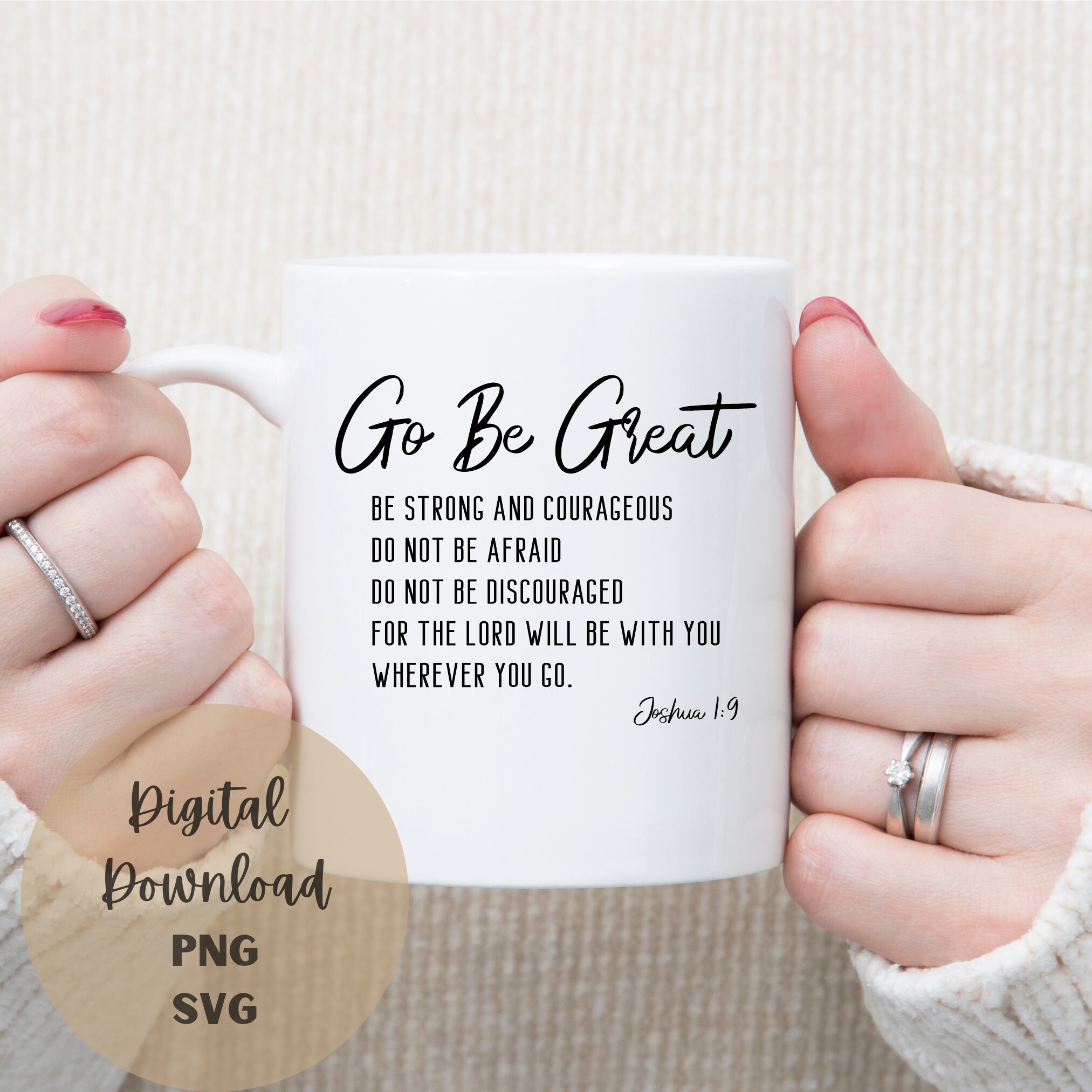 Go Be Great SVG, Png, Bible Verse Svg, Farmohouse Sign, Christian ...