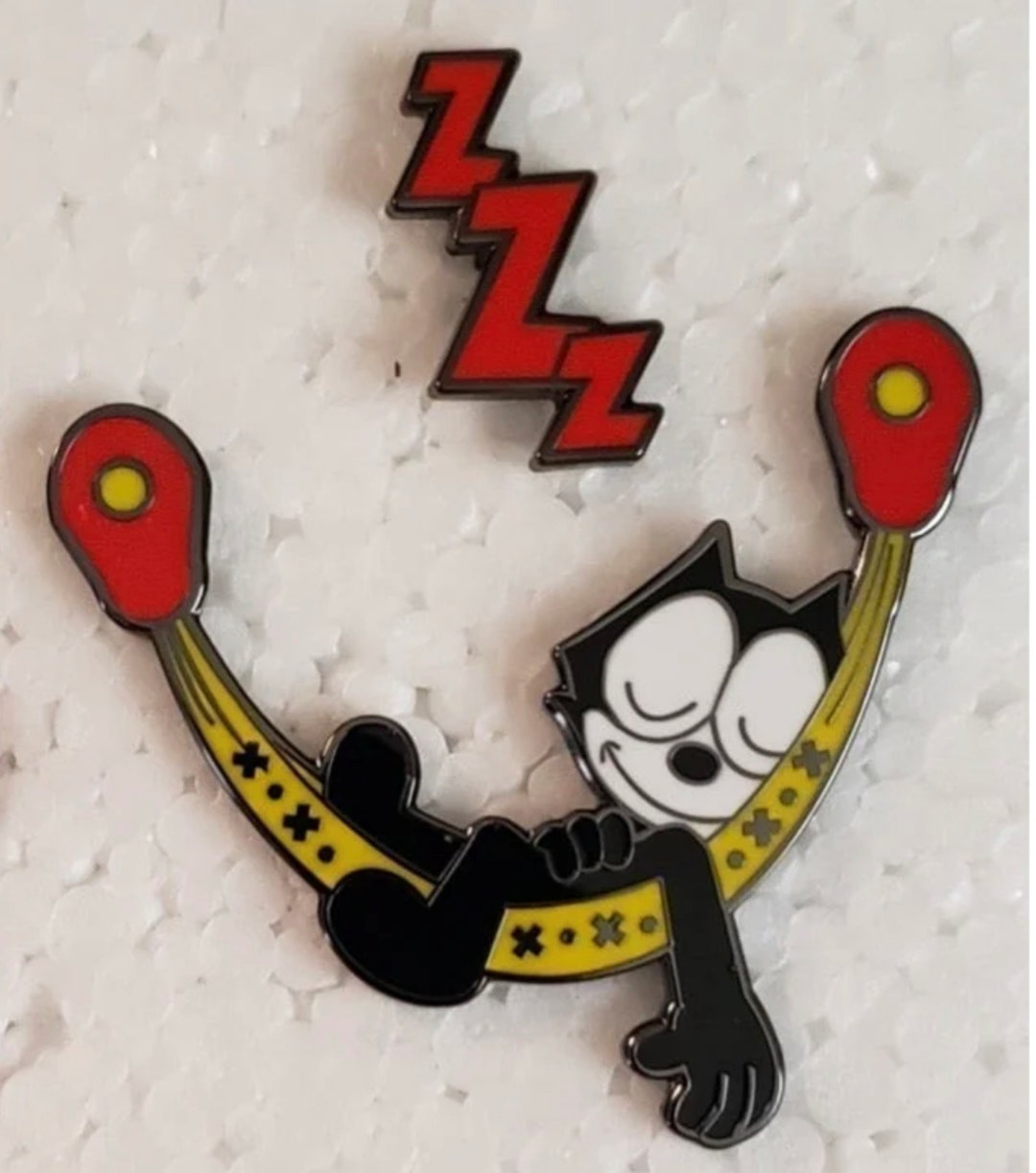 FELIX THE CAT Sleeping in Hammock 2 Pin Set Lapel Pins - Etsy