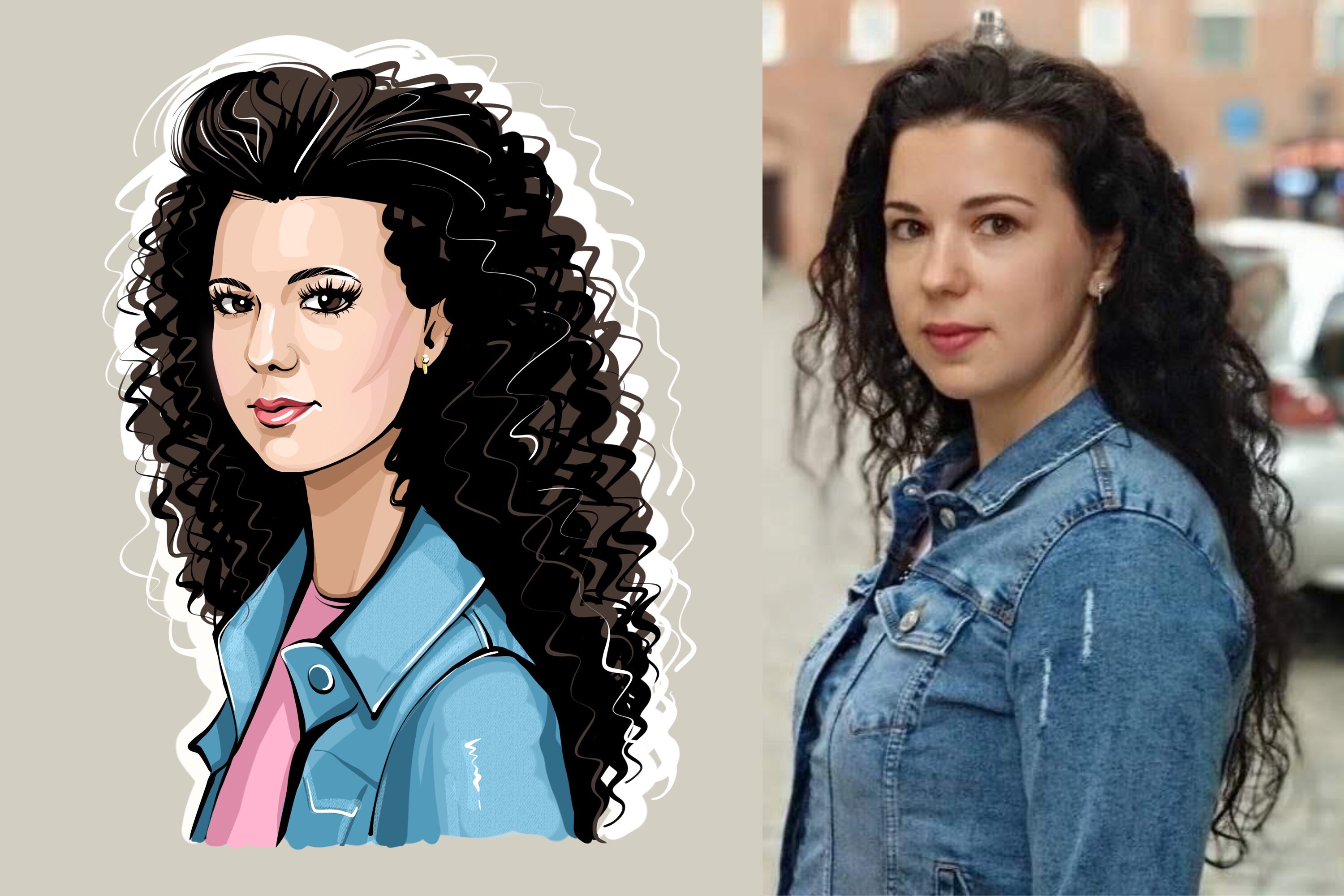 Women Custom Fashion Portrait MADE TO ORDER, Fashion Portrait From ...