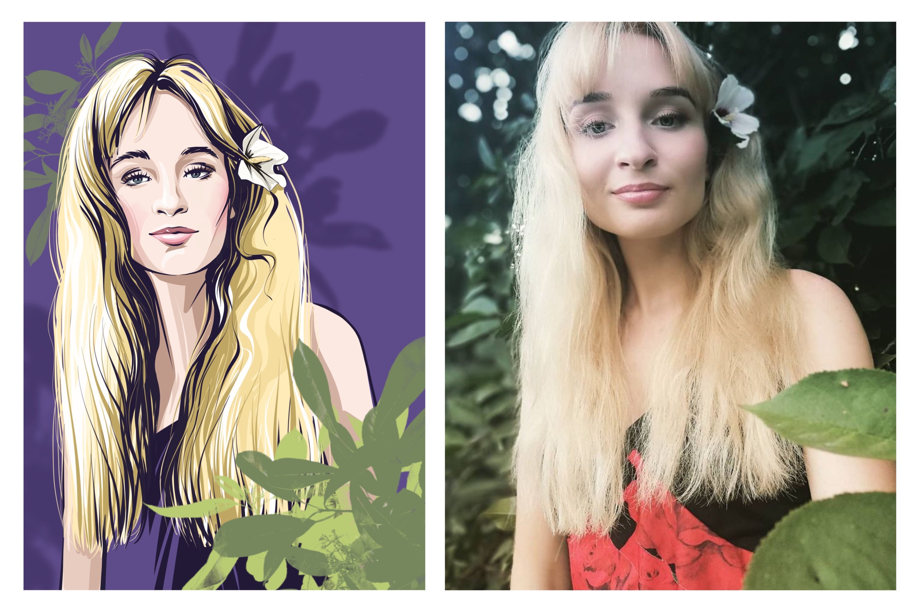 Women Custom Fashion Portrait MADE TO ORDER, Fashion Portrait From ...
