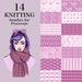 Knitting Brushes Procreate Knit Seamless Pattern Fashion iPad Brush ...