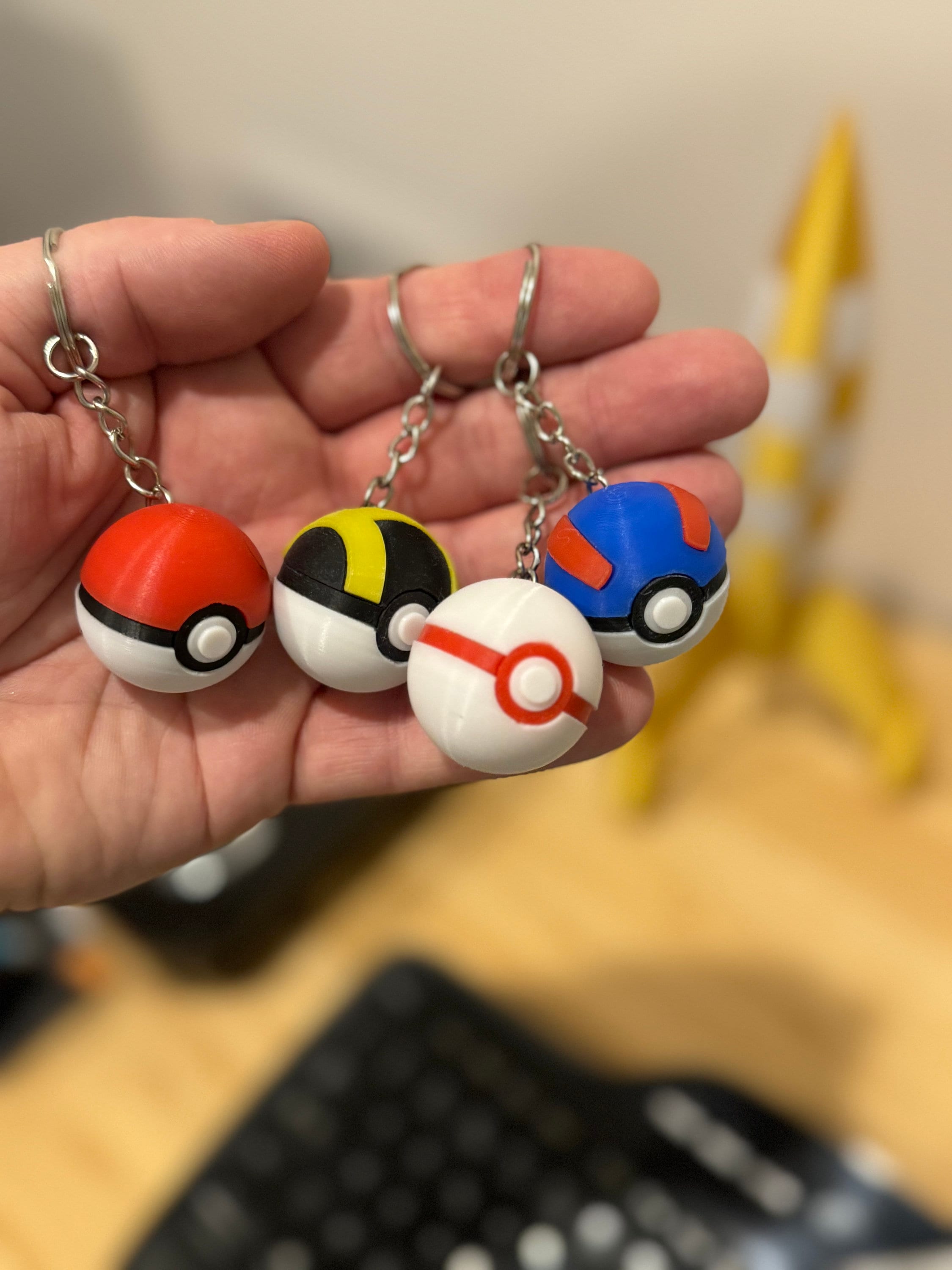 Collector's Pokeball Key Ring - Etsy Australia