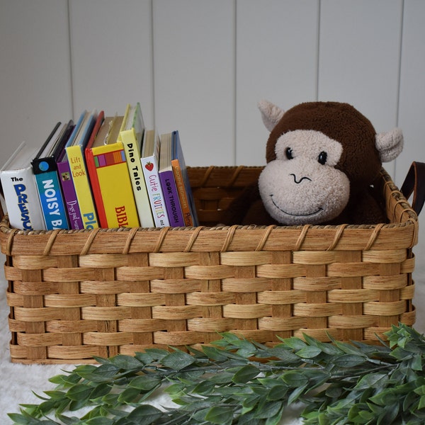 Leather Rectangle Basket - Etsy