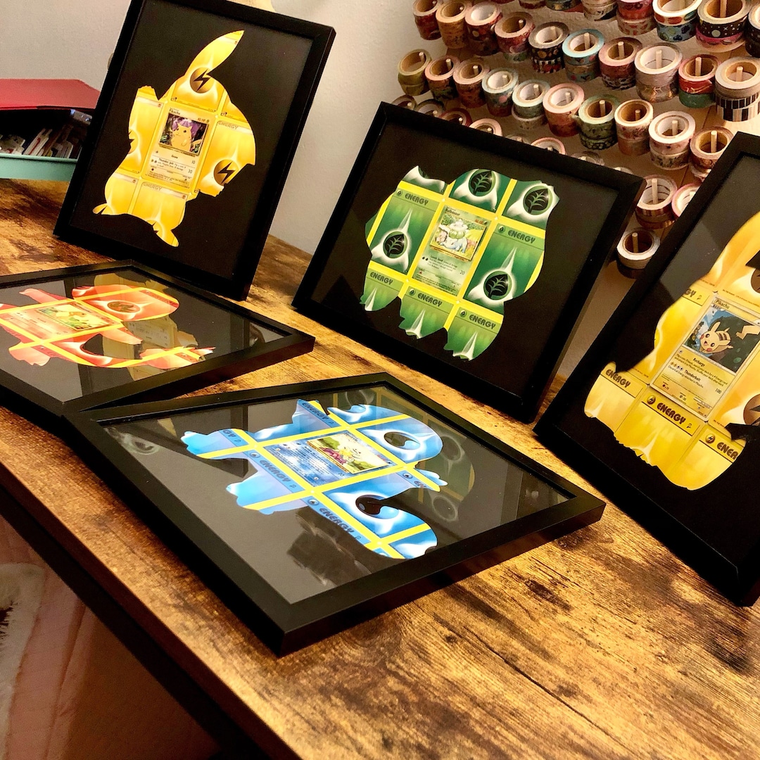 Custom Pokémon Card Silhouette Art - Etsy