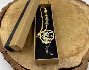 Phoenix Bookmark Glow in the Dark / Eagle Bookmark / Rose Gold / Silver ...