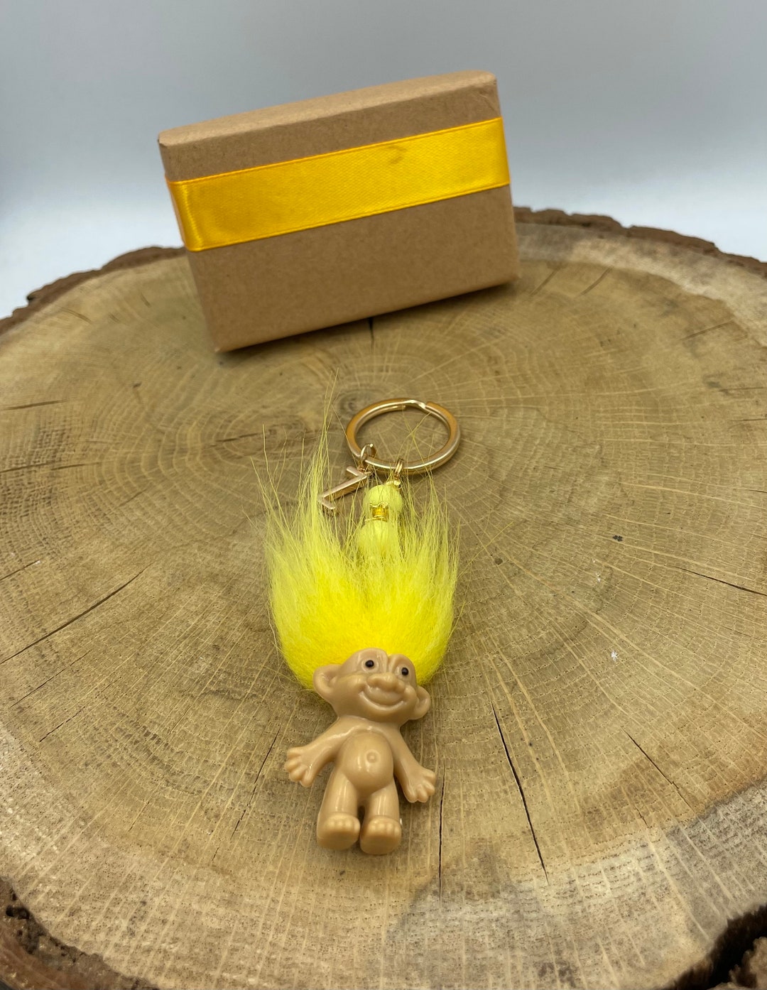 Yellow Troll Personal Keychain - Etsy