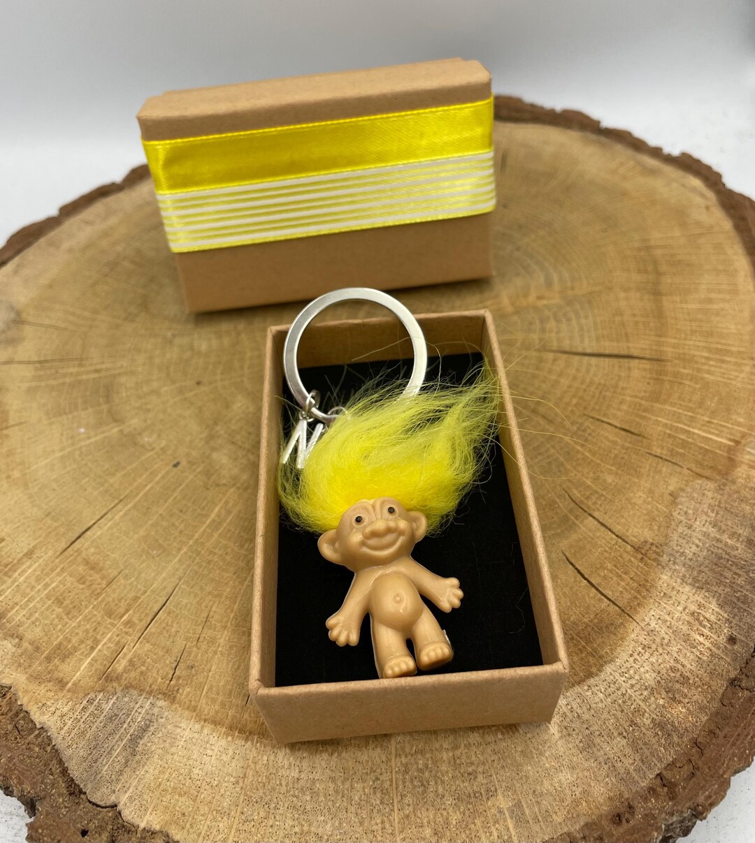 Yellow Troll Personal Keychain - Etsy