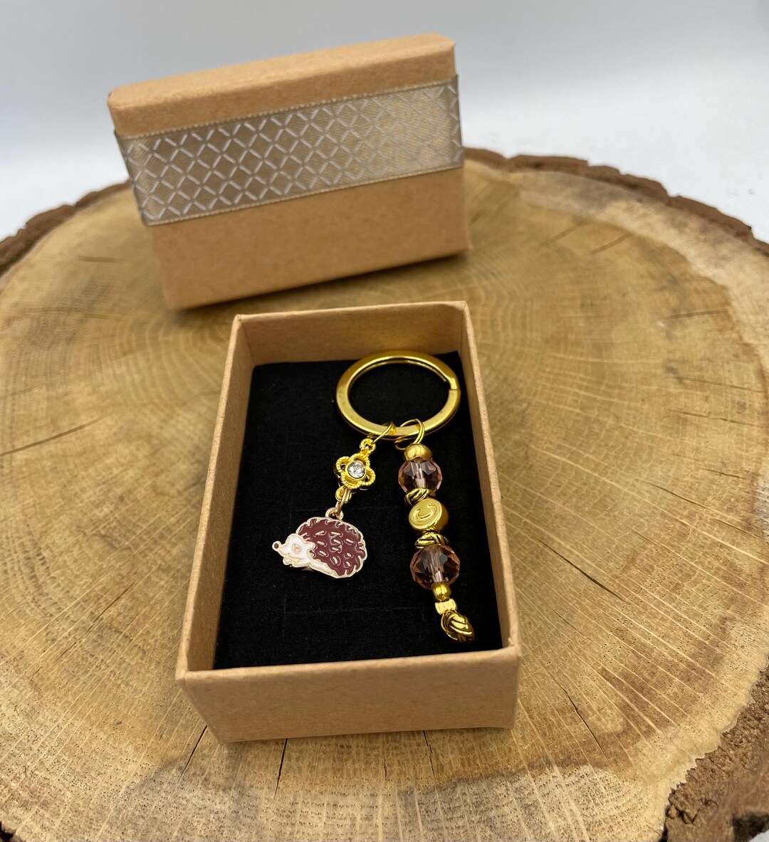 Personal Hedgehog Keychain - Etsy