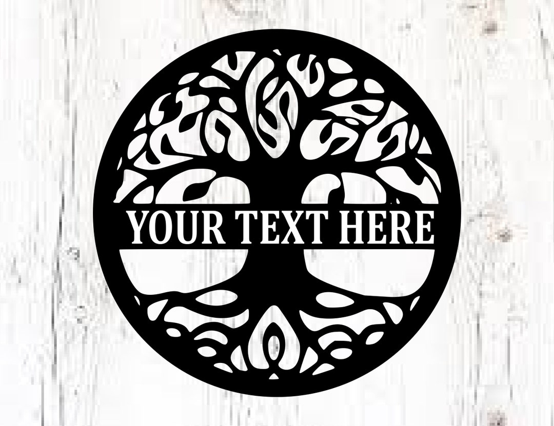 Tree of Life Custom Monogram - Etsy