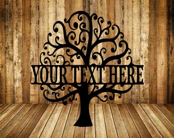 Oak Tree Monogram, Personalized Sign, Barn Sign - Etsy