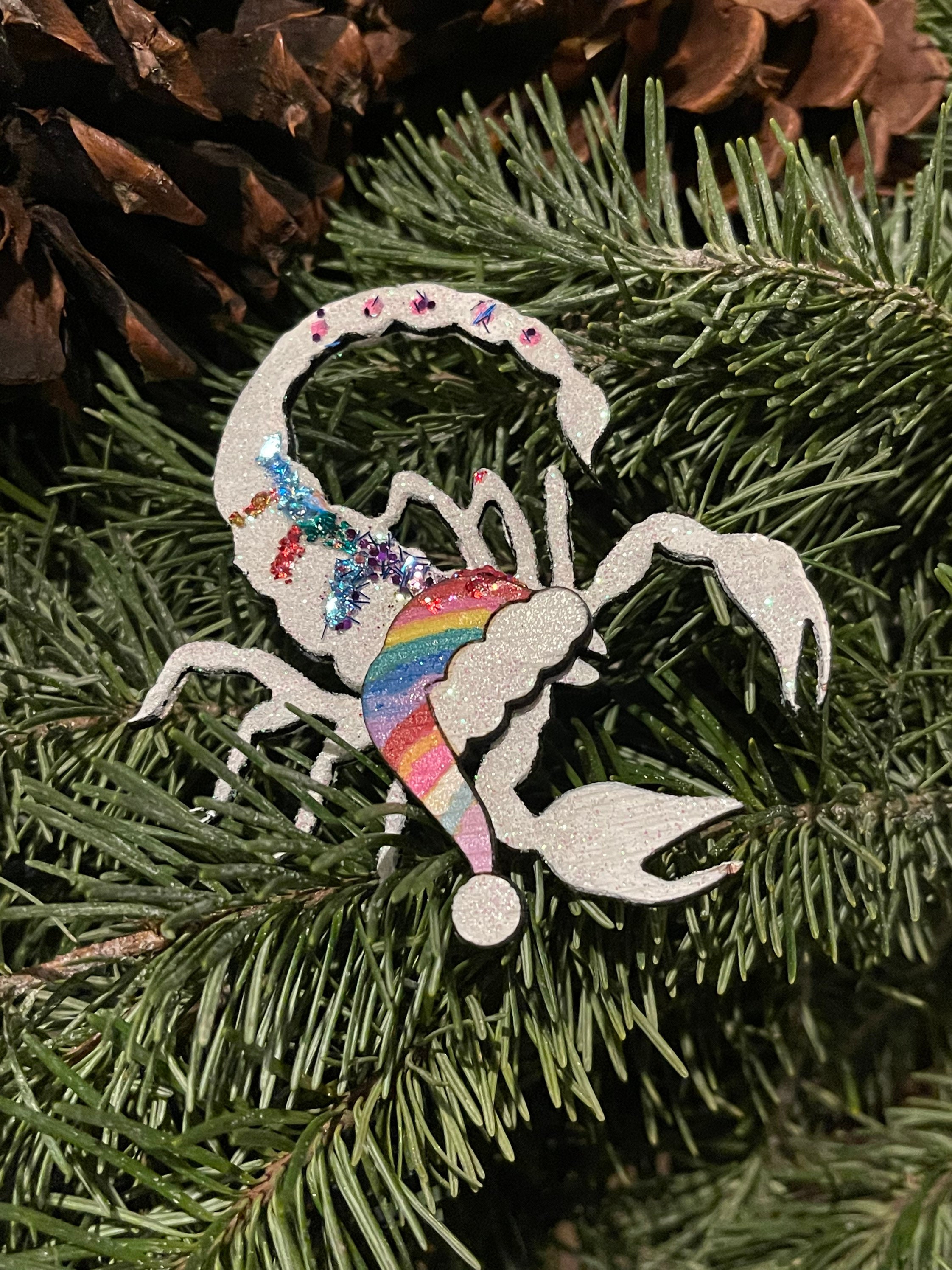 Wooden Scorpion Ornament - Etsy