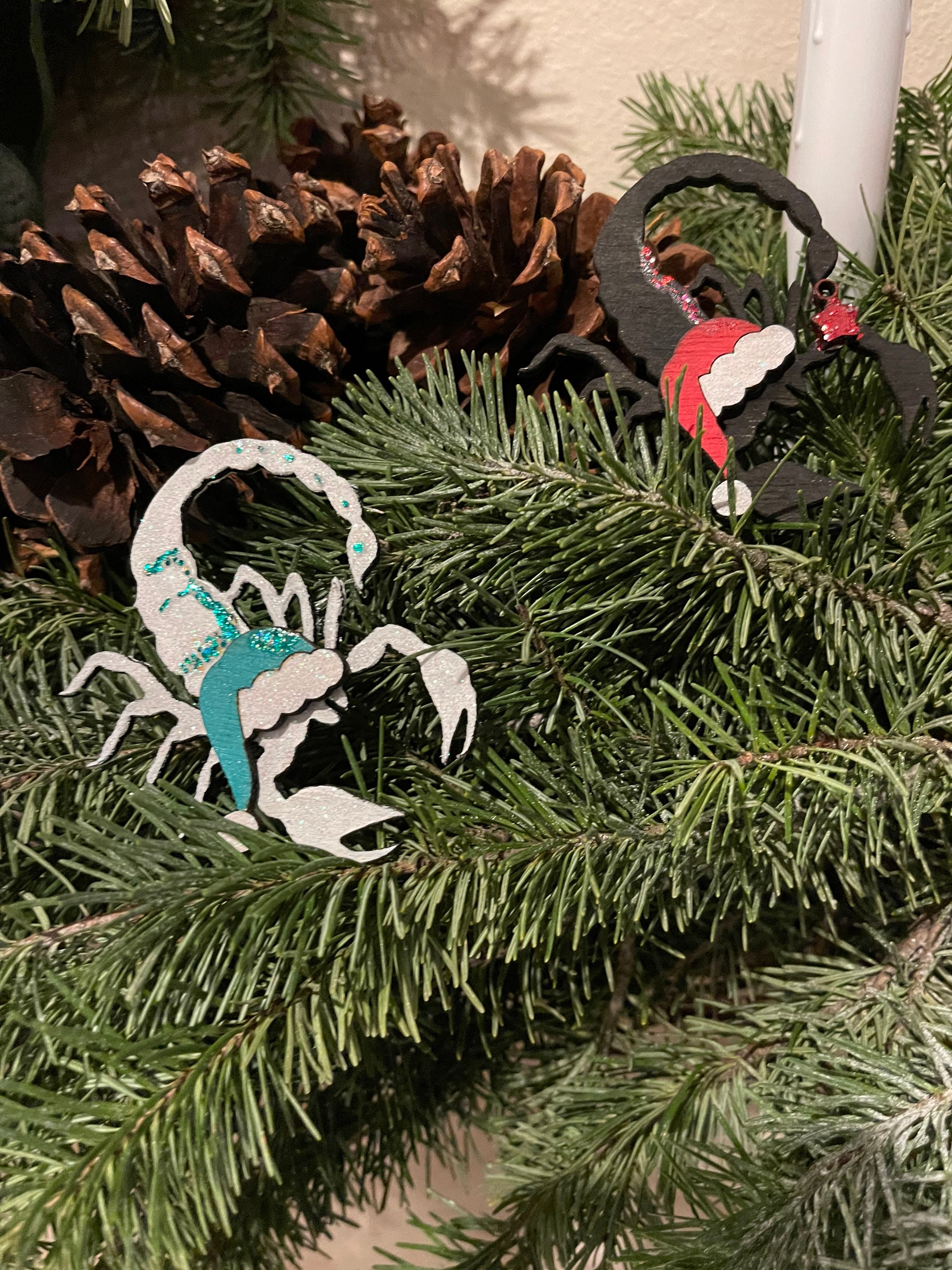 Wooden Scorpion Ornament - Etsy