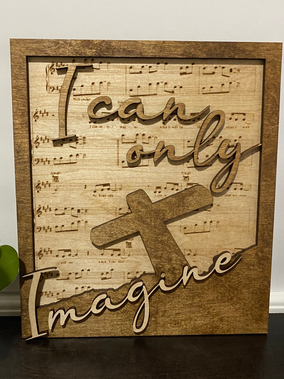 I Can Only Imagine Sign - Etsy
