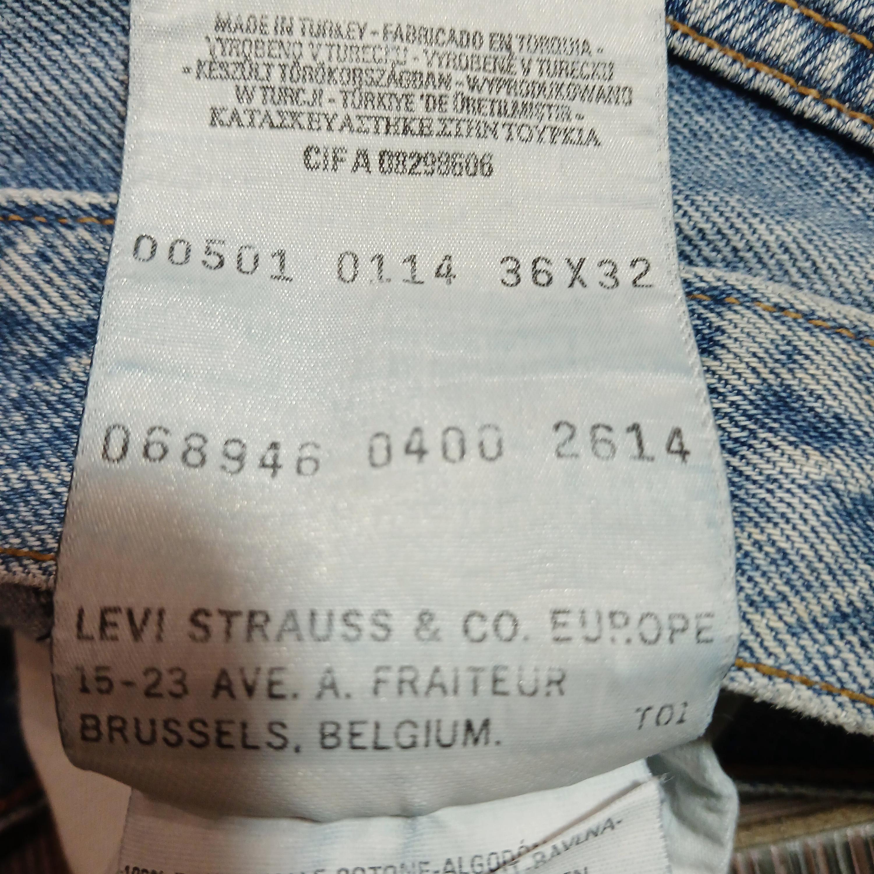 Exclusive Vtg Levis 501 Original Blue Jeans With Custom Handmade ...