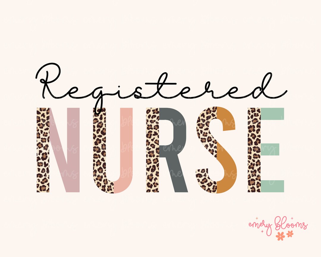 Registered Nurse PNG Digital Design Download, Retro Sublimation Nurse ...