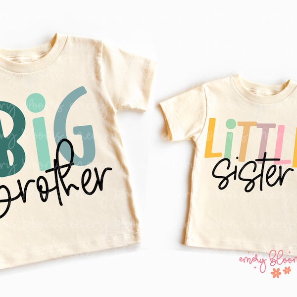 Baby Little Brother Big Sister - Etsy