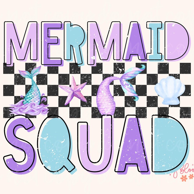 Preppy Mermaid - Etsy