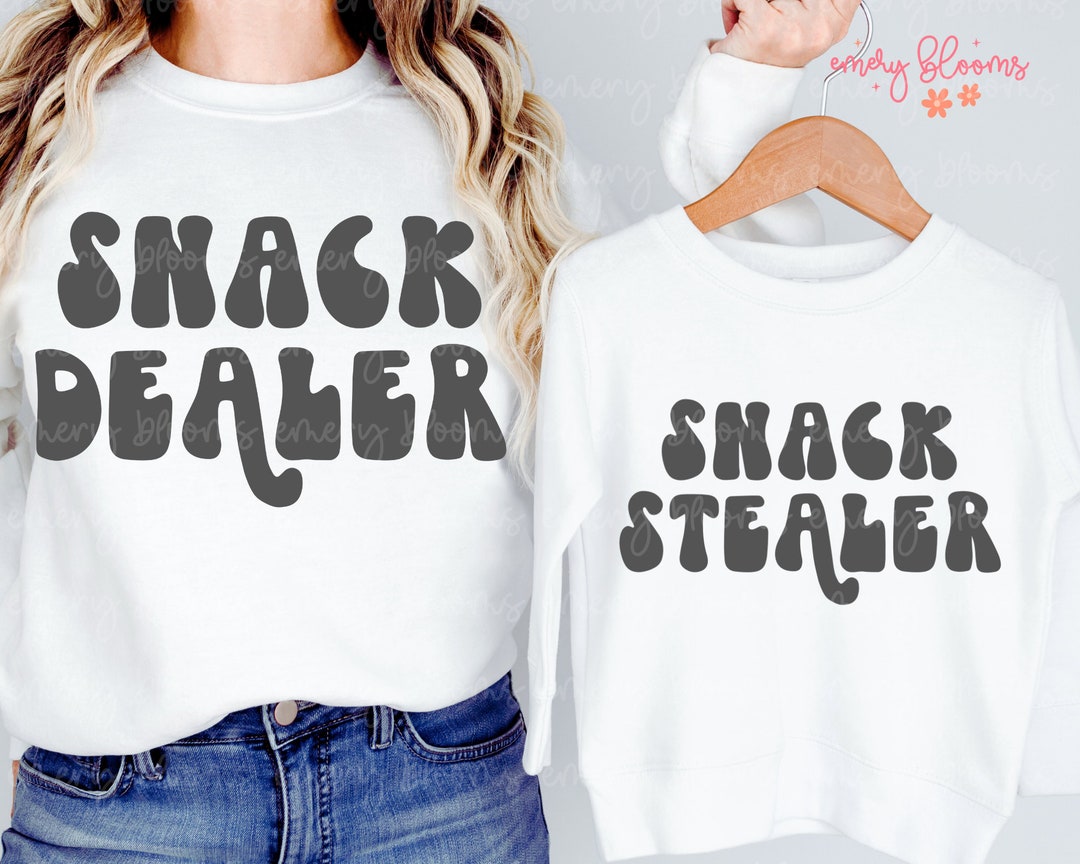 Snack Dealer/stealer Mommy and Me Funny Png, Mama Mini Png, Sarcastic ...