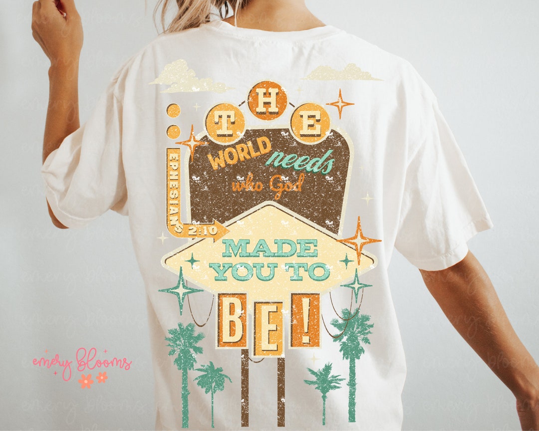 Retro Trendy Religious PNG Vintage Retro Sign Christian Sublimation ...