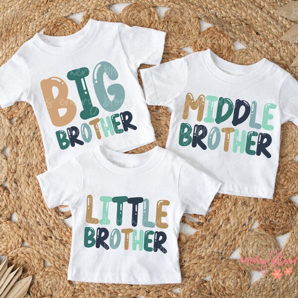 Middle Brother Shirt - Etsy