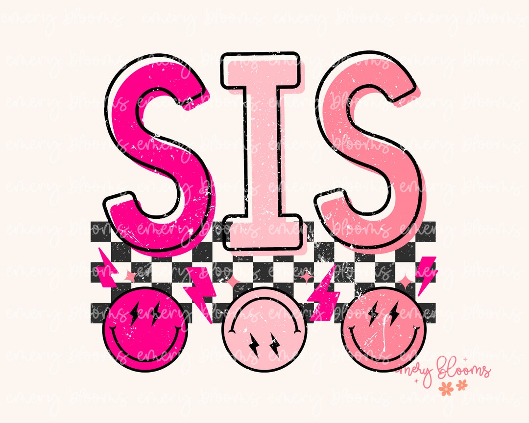 90s Retro Sibling Sis PNG, Little Girl Smiley Grunge T Shirt PNG, Boho ...