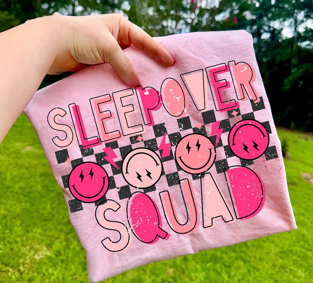 Sleepover Squad PNG, Slumber Party Png, Sleepover Era Png, Girls Trip ...