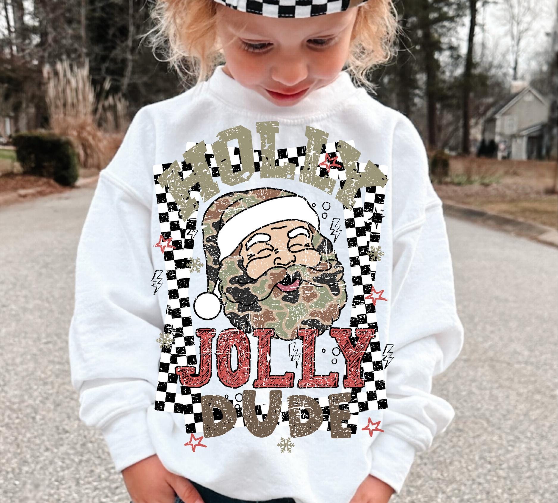 Holly Jolly Dude PNG, Southern Boy Christmas, Sublimation Download ...