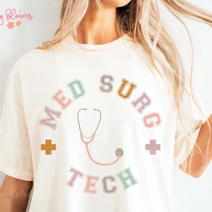 Med Surg Tech PNG Digital Design Download, Retro Sublimation Nurse PNG ...