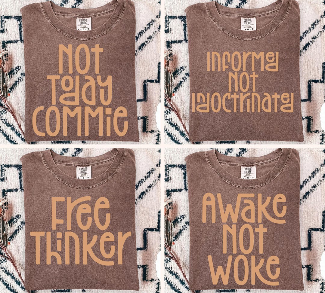 Awake Not Woke SVG Bundle, Free Thinker Png, Informed Png, Not Today ...