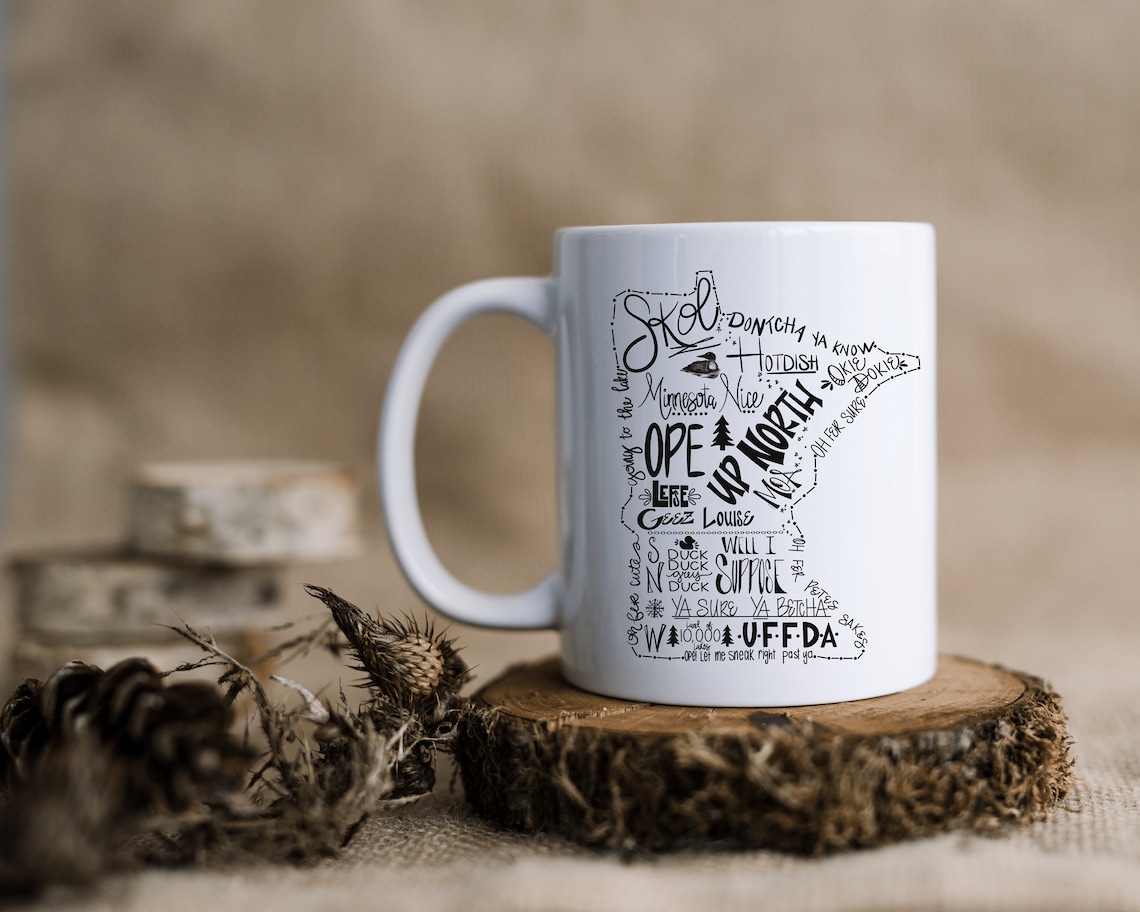 Minnesota Slang Mug | Minnesota Mug | Gift for Minnesotan | Minnesota ...