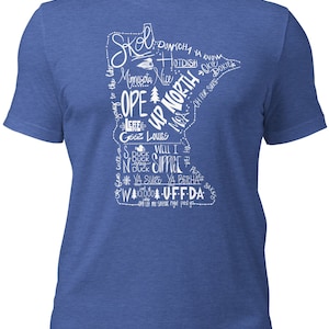 Minnesota Slang T-shirt, Minnesota T-shirt, Gift for Minnesotan ...