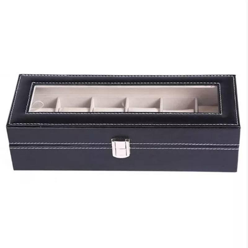 6 Slot Leather/rosewood Watch Box Personalized Monogram/name Watch Box ...