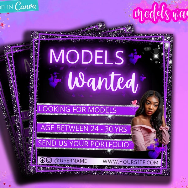 Casting Call Flyer Template - Etsy