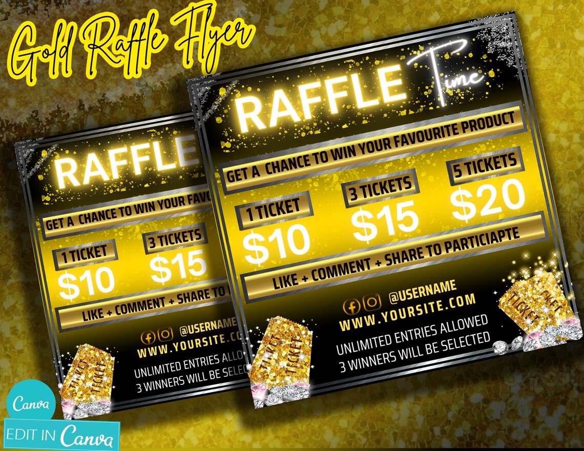 Raffle Flyer Giveaway Flyer DIY Raffle Flyer Contest Flyer - Etsy Raffle Flyer Giveaway Flyer DIY Raffle Flyer Contest Flyer - Etsy
