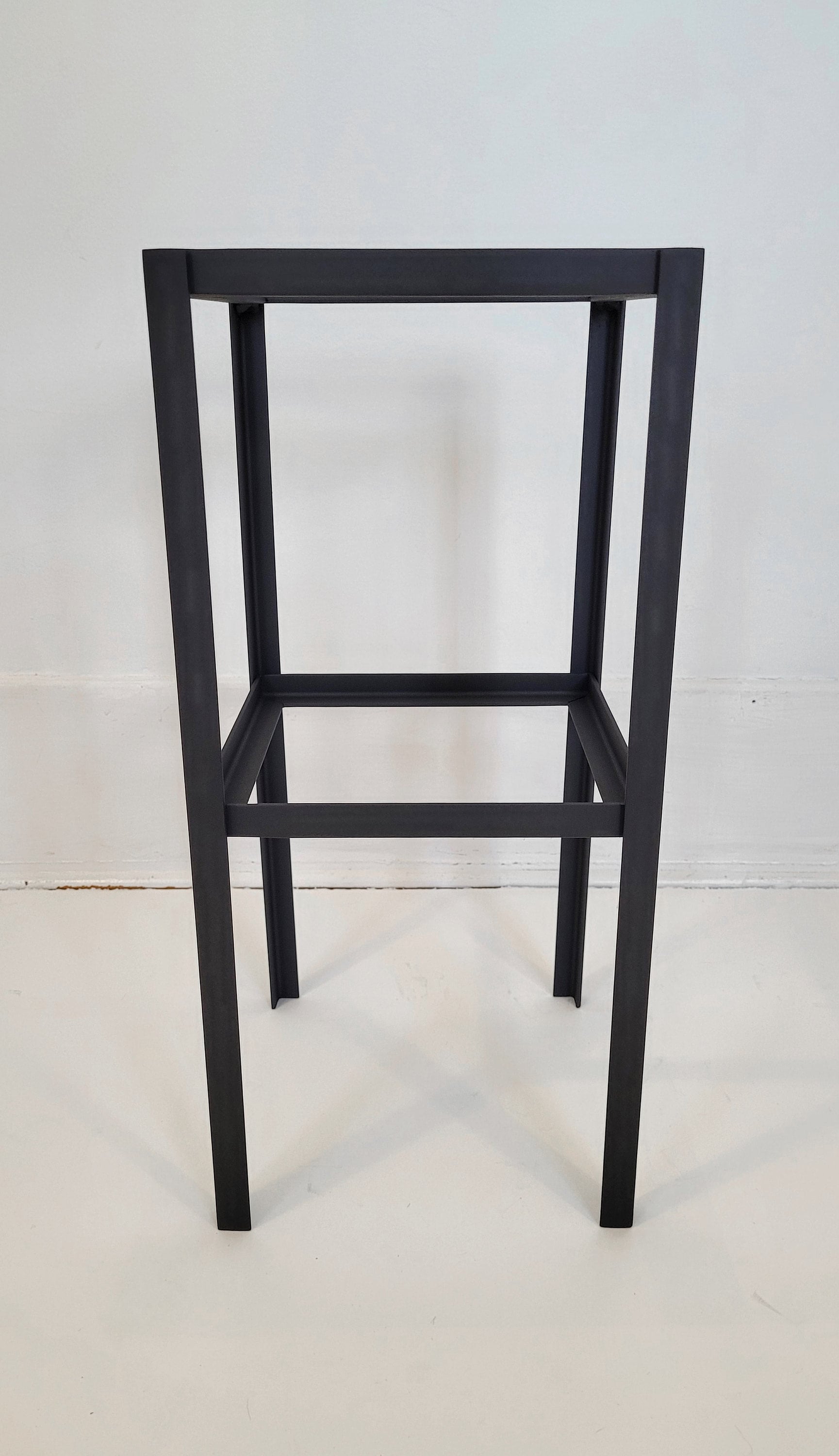 Small Handmade Two Shelf Angle Iron Table Base - Etsy